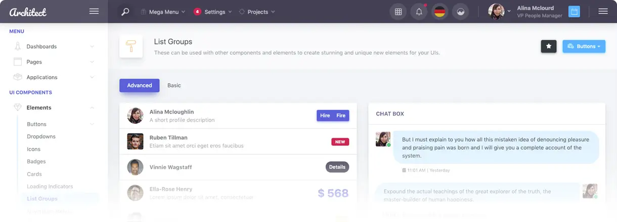 ArchitectUI Angular 17 Dashboard PRO - DashboardPack