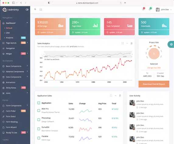 Free and Premium Bootstrap 5 Admin Themes & UI Kits - DashboardPack